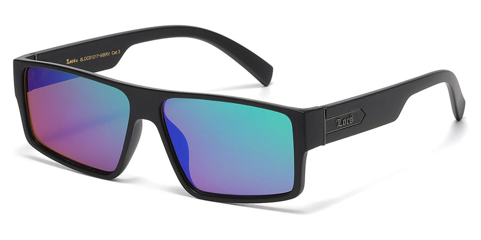 Locs Rectangle Flat Top Sunglasses Wholesale LOC91217-MBRV – OE ...